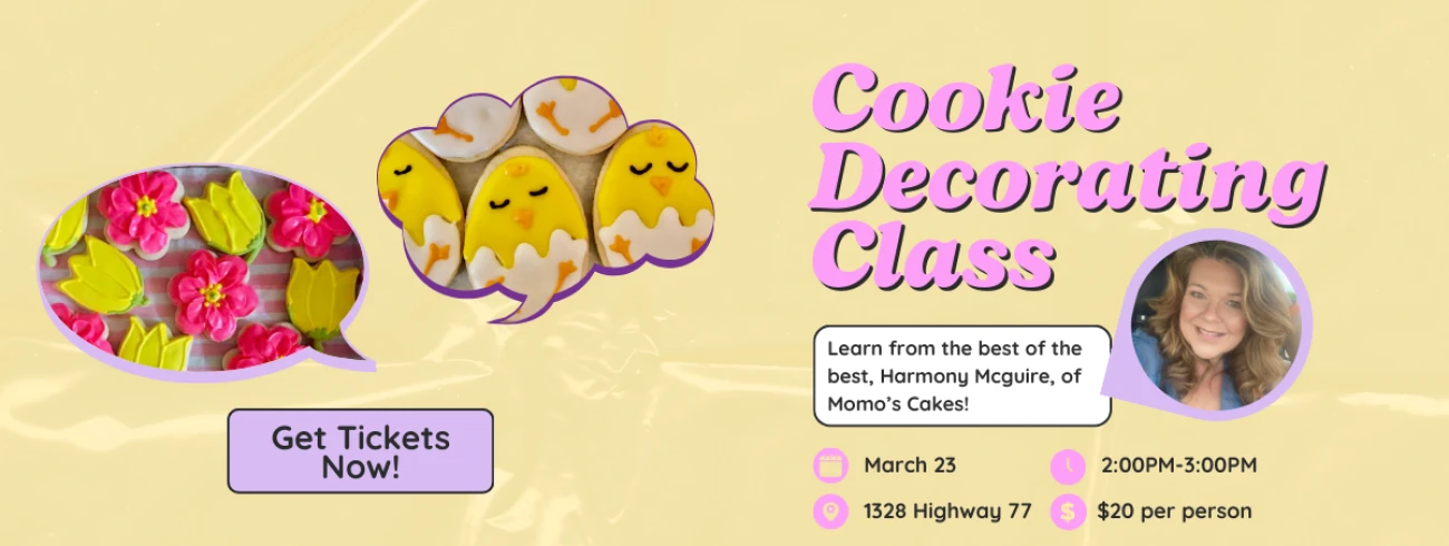 Spring Cookie Decorating Class: Buy Tickets Online
