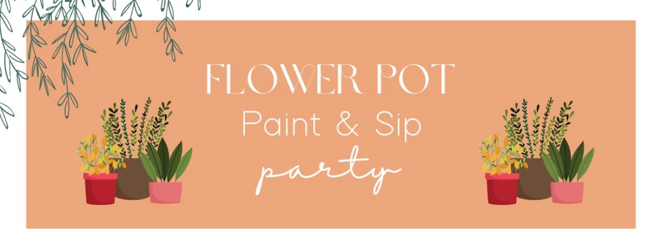 Flower Pot Paint + Sip Party With The Candid Beauty: Buy Tickets Online