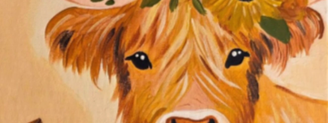 Honey The Highlander Sip & Paint: Buy Tickets Online