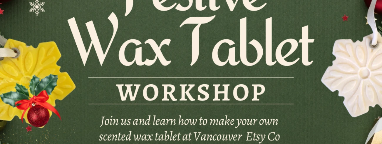 Workshop: Festive Wax Tablet Workshop Hosted By Eunoia Naturale: Buy ...