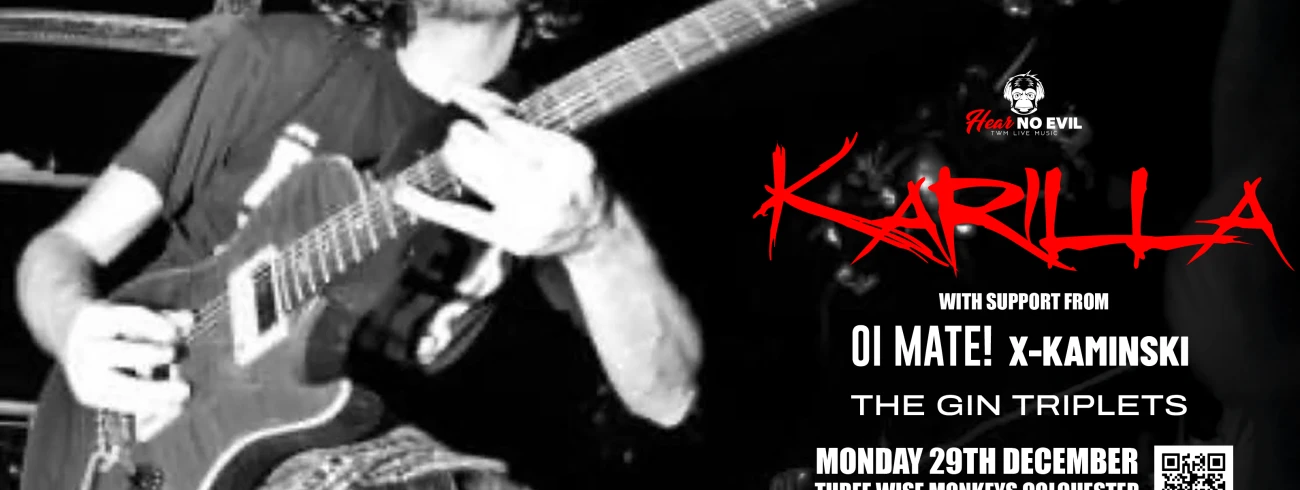 Karilla + Oi Mate! + X- Kaminski + The Gin Triplets Live At Twm: Buy ...