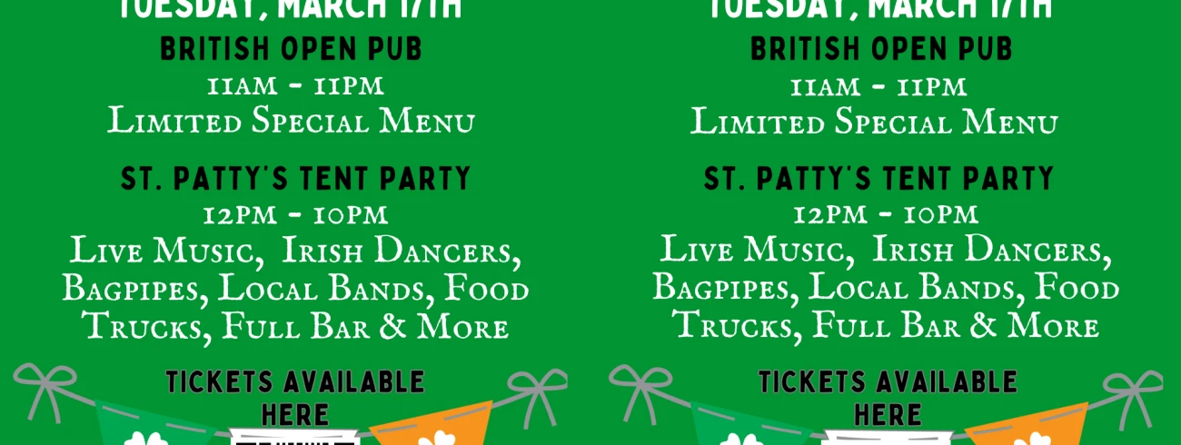 St Patrick's Day Party 2026: Buy Tickets Online